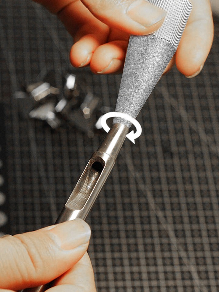 Emery Round Hole Punch Grinder Portable Punch Edge Sharpener Manual ...