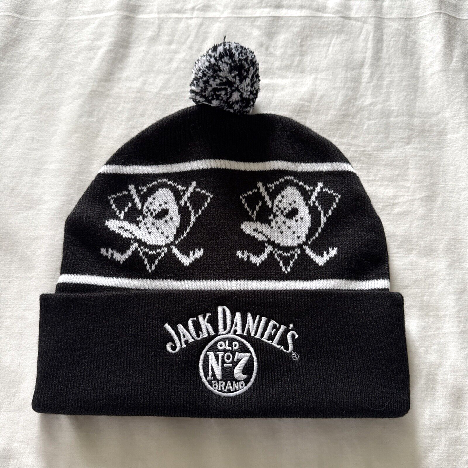 Jack Daniel's Old No. 7 Anaheim Ducks Stocking Cap Limited Edition Hard ...