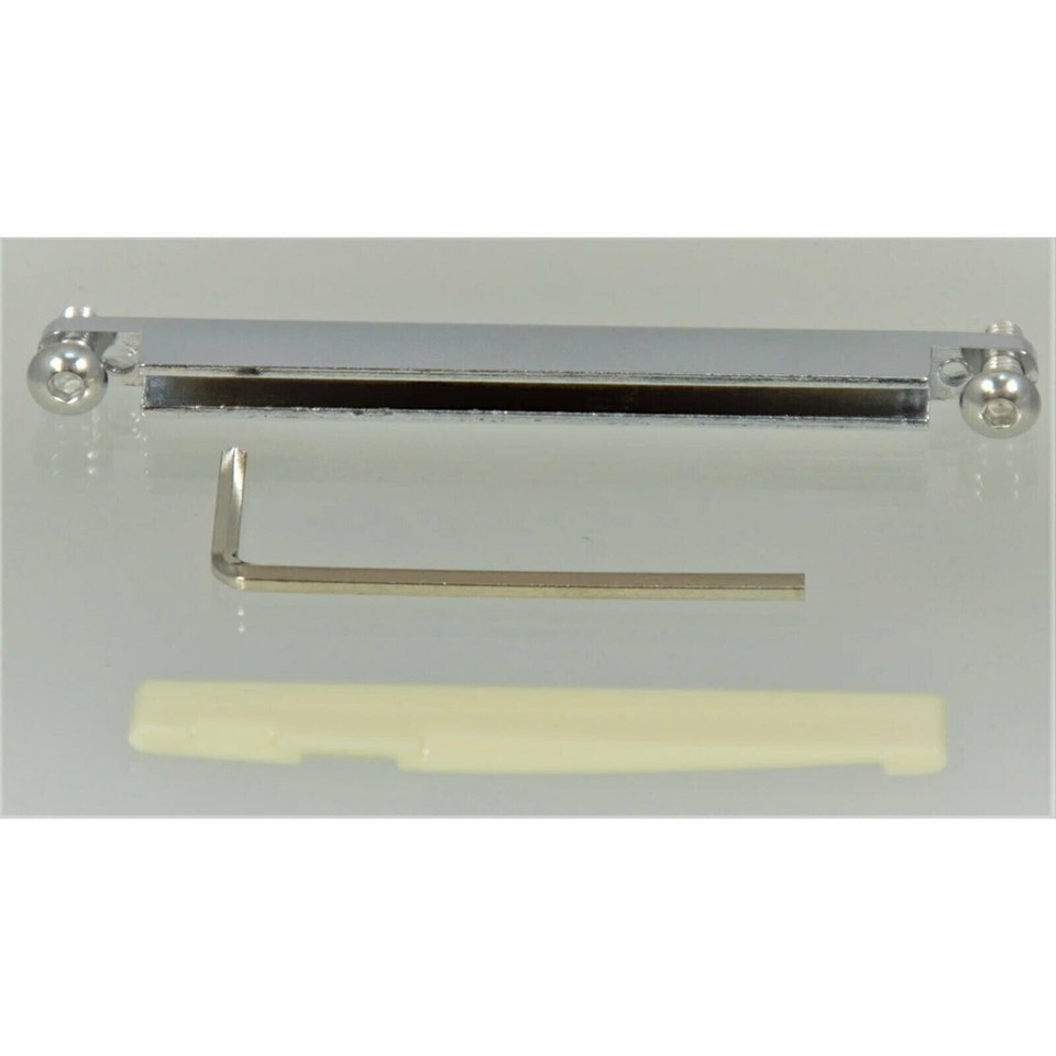 NEW ABM 2102 Height Adjustable Acoustic Guitar Bridge with Saddle 3-5/8 ...