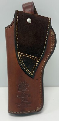 Bianchi #1L Lawman Tan Cowhide Leather Large SA 6-1/2" Right Handgun ...