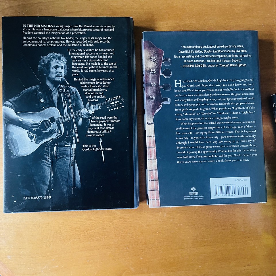 Gordon Lightfoot Book Lot! If You Could Read His Mind by Maynard ...