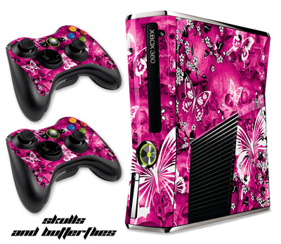 Skin Decal Wrap for Xbox 360 Slim Gaming Console & Controller Xbox360 ...