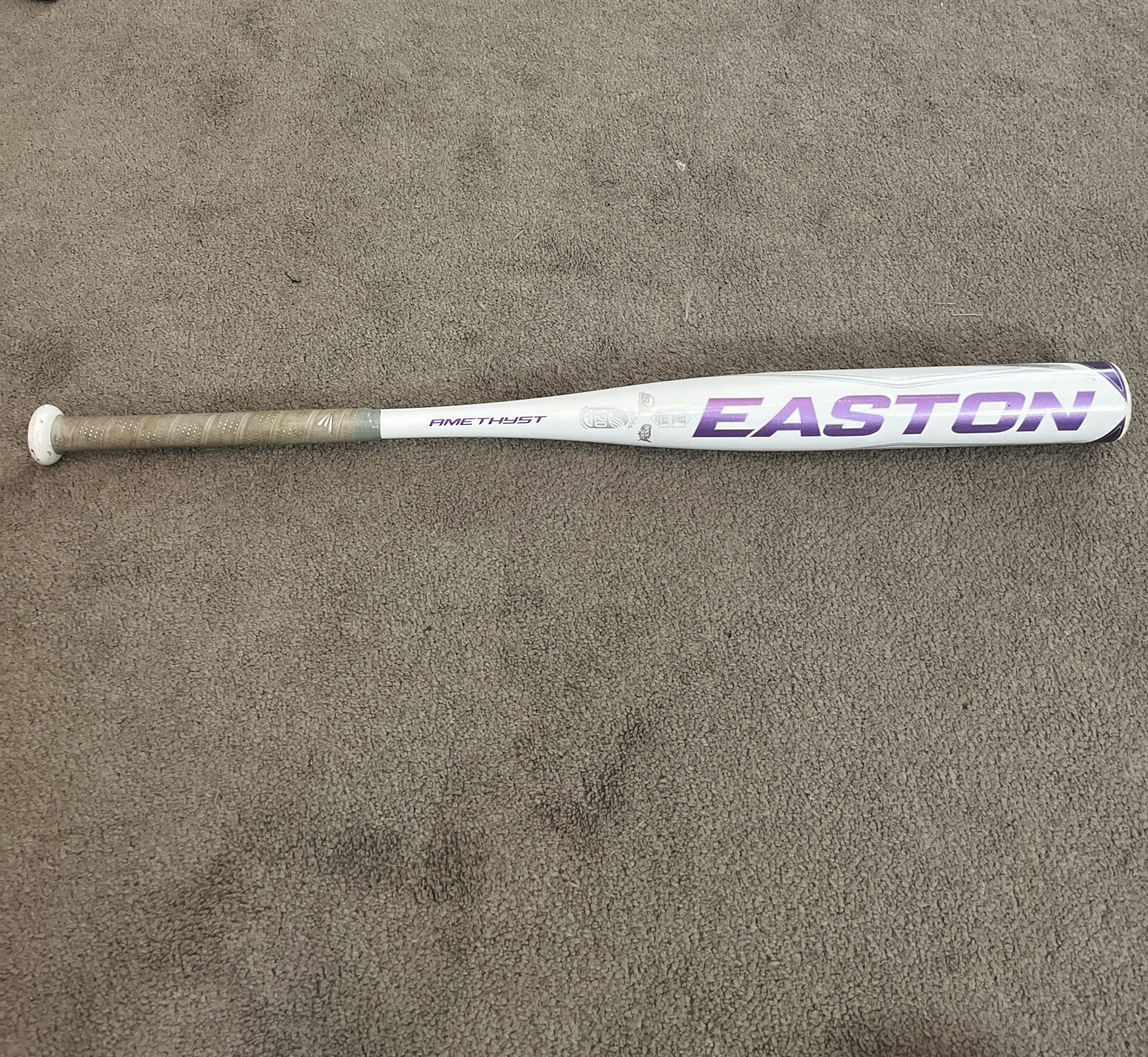 EASTON Amethyst -11 Fastpitch Softball Bat | 2019 | 1 Piece Aluminum 30 ...