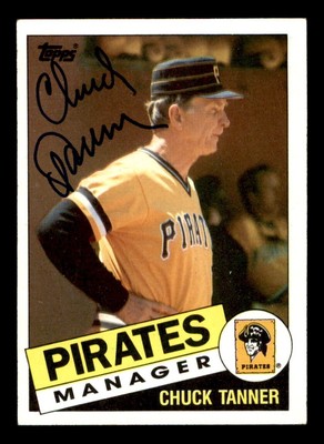 1985 Topps Baseball #268 Chuck Tanner Signed Autograph (No COA) *e1 | eBay