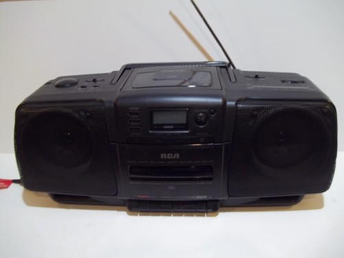 Vintage RCA Portable Boombox Stereo Radio, CD, Cassette Player RP-7944 ...
