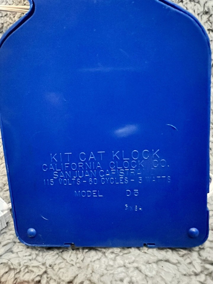 Kit Cat Klock Antique Vintage D8 Blue Tested Working Wall Clock ...