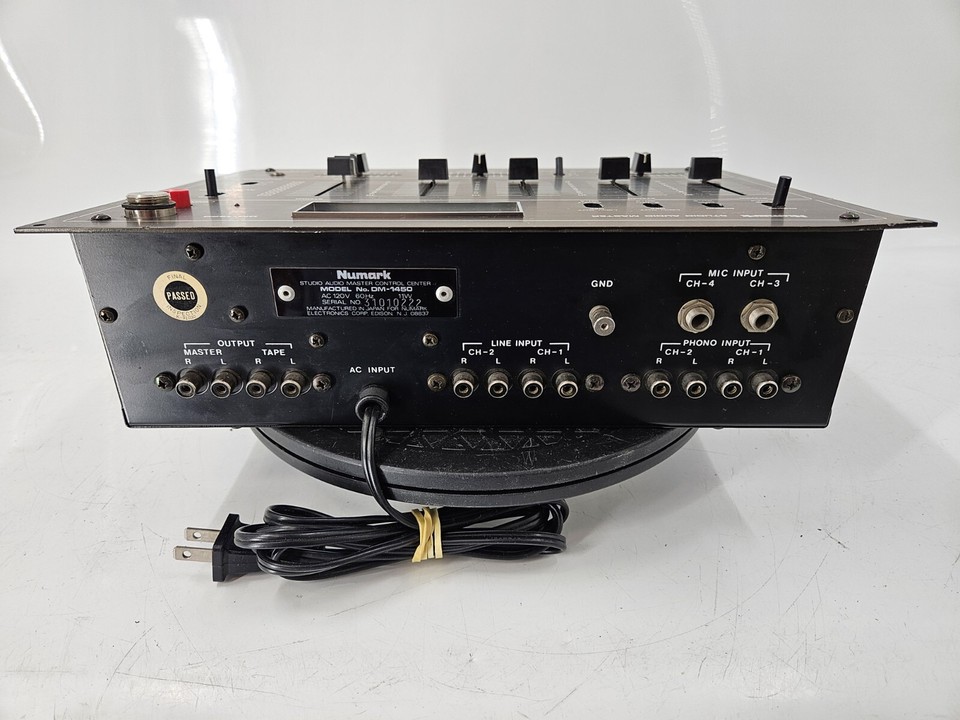 Numark DM-1450 Studio Audio Master Stereo Pre-Amplifier Control - AS-IS ...
