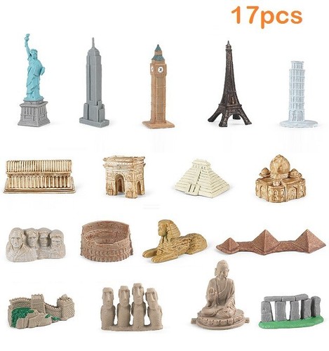 17pcs Building Models Toy PVC Action Figure Doll Kids Toys Party Gifts ...