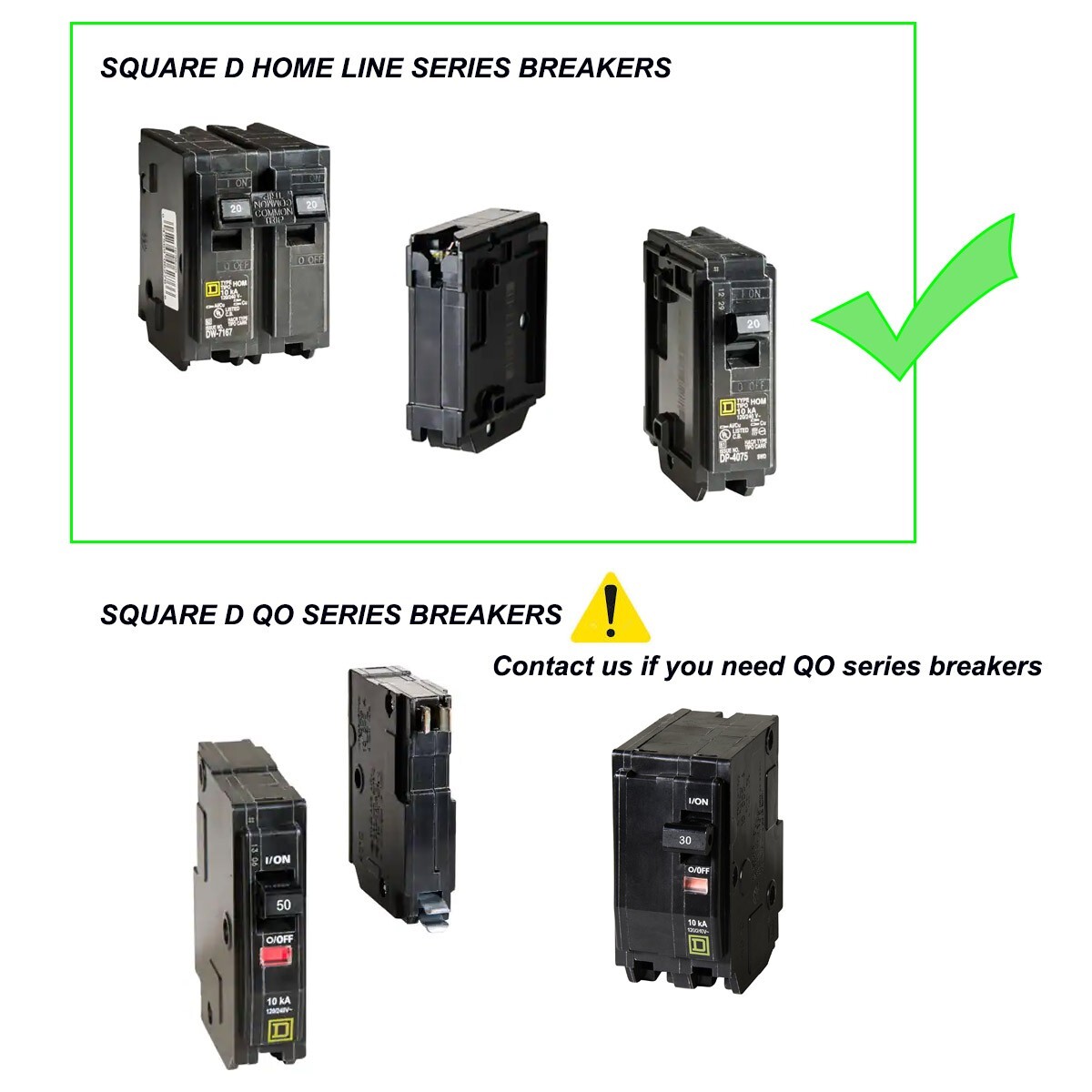 Esquivar Icone D200 EDB34020 Square D Circuit Breaker, 20 Amp, 3 Pole