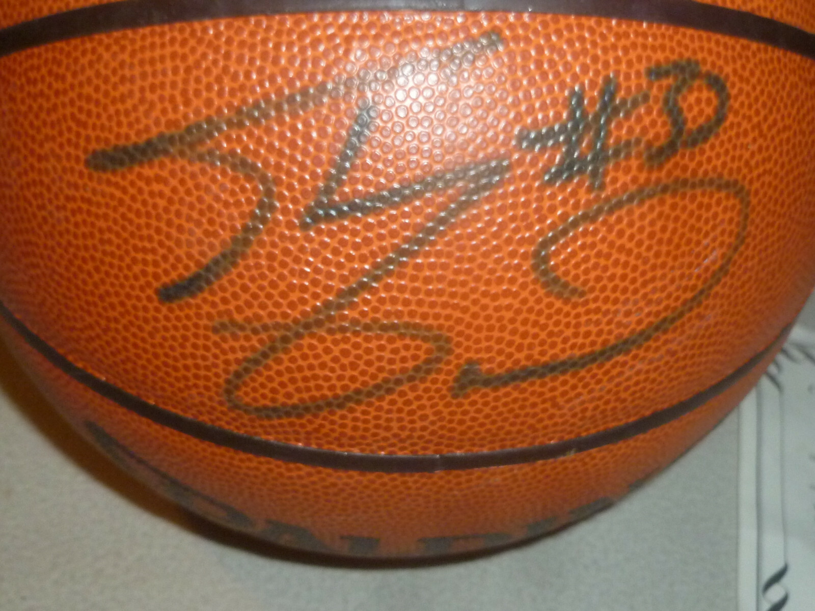 SIGNED AUTOGRAPHED BASKETBALL SHAQUILLE O NEAL ALONZO MOURNING SHAQ ...