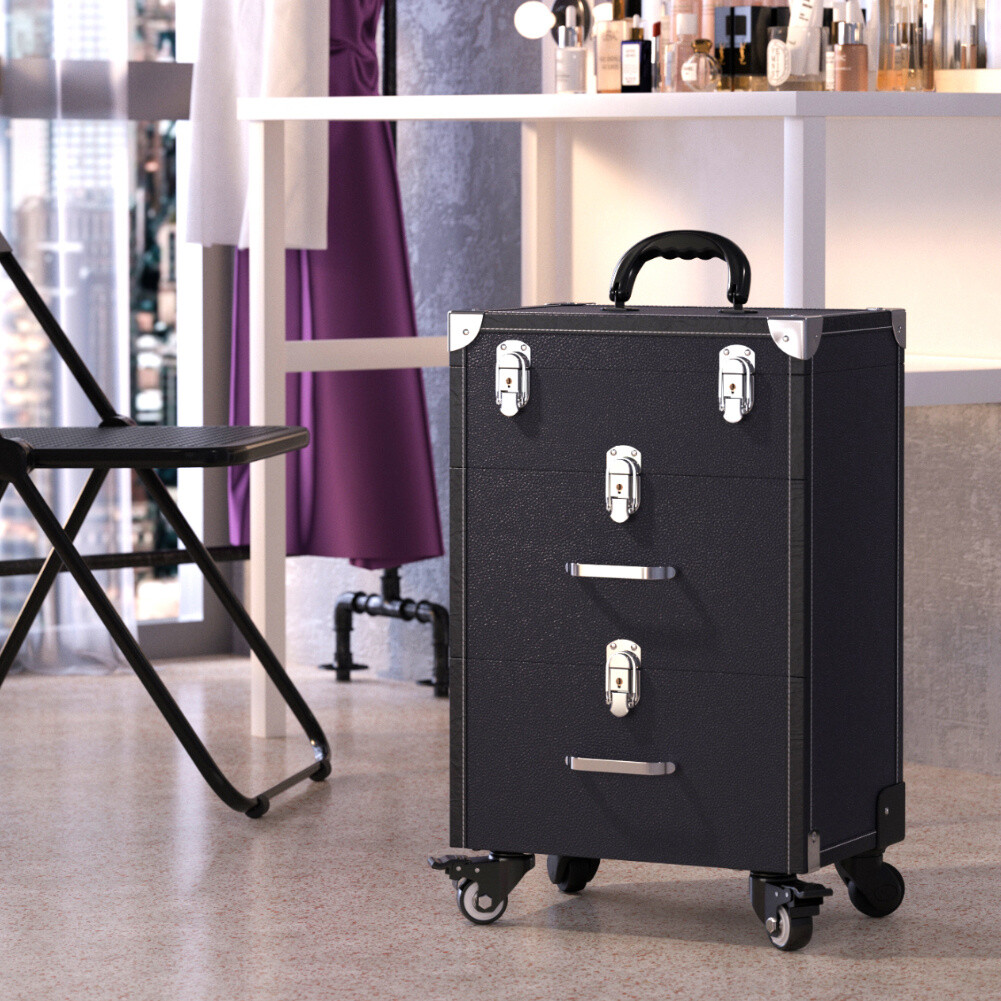 Makeup Vanity Case On Wheels | Saubhaya Makeup