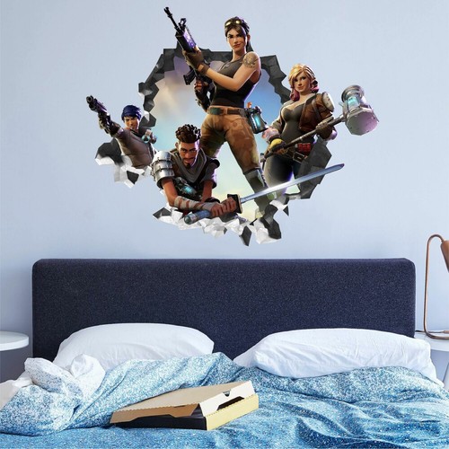 For Fortnite wall decals stickers mural home decor for bedroom Art ...