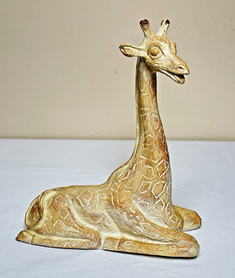 Vintage Hamilton Collection Giraffe Resin Figure 10" x 8" | eBay UK