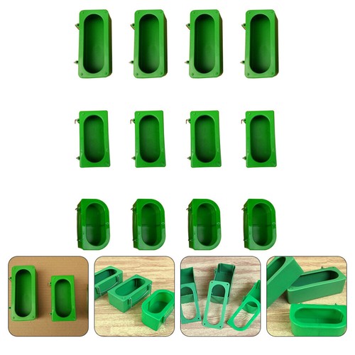 12pcs Thicken Birds Pigeon Feeders Food Feeding Bowls Trough Boxes | eBay