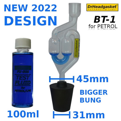 COMBUSTION LEAK TESTER HEAD GASKET TEST KIT PETROL CO2 DETECTOR BLOCK ...
