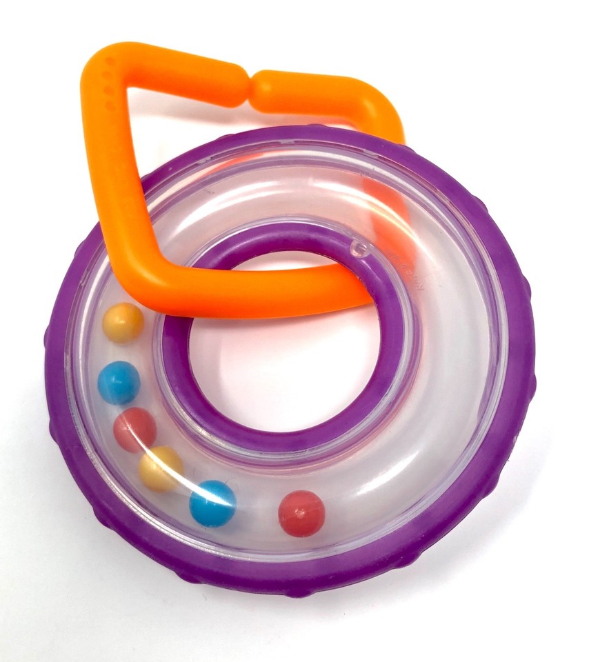 Baby Einstein replacement PURPLE RATTLE RING tummy time baby toy | eBay
