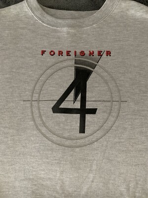 FOREIGNER OFFICIAL SWEATSHIRT- Men’s large | eBay