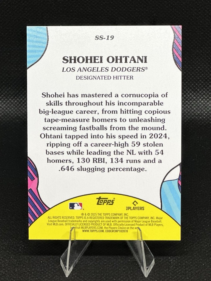 2025 Topps Series 2 Summer Superstars #SS-19 Shohei Ohtani Los Angeles Dodgers | eBay