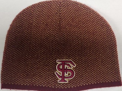 Vintage FSU Florida State Seminoles NCAA Winter Beanie Hat Cap Red ...