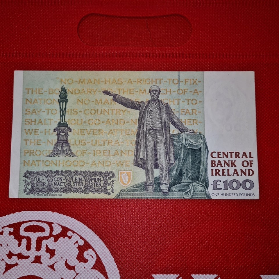 £100 Irish punt uncirculated Parnell note 1996 | eBay