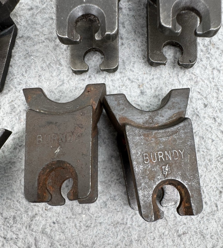 Burndy W DIE Set Of 10 Vintage | eBay
