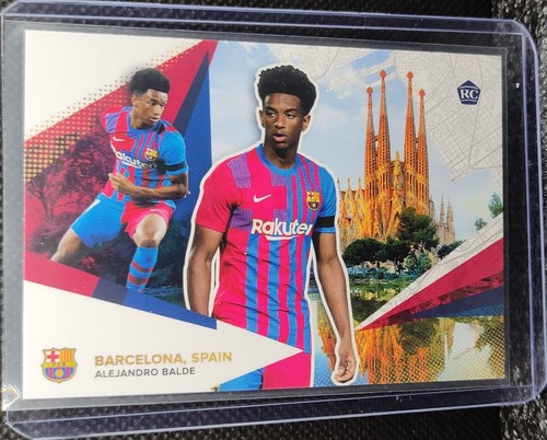 2021-22 Topps FC Barcelone Team Card City Alejandro Balde RC recrue #31 ...