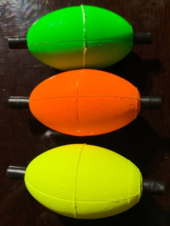 Comal Tackle 2" & 2.5" (5) Colors Choose OVAL PEG SLOTTED Float Bag of ...