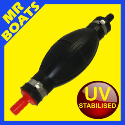 OUTBOARD FUEL LINE PRIMER BULB for 10mm, 3/8 Dia Hose -UV Stabilised ...