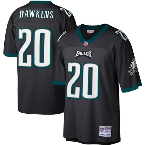 Philadelphia Eagles Brian Dawkins Mitchell & Ness Black 2004 NFL Legacy ...