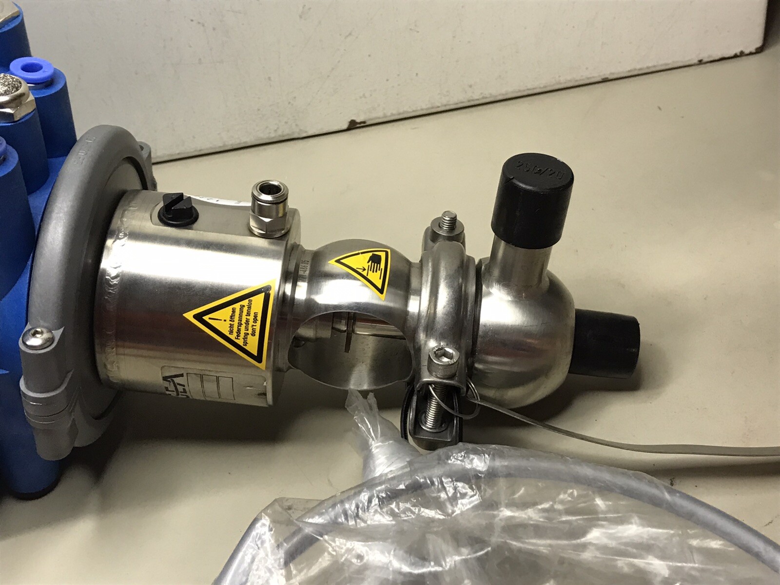 GEA TUCHENHAGEN NLE-DN15-EZ-TM1 P2DAK-06 SHUT-OFF VALVE CONTROLLER ...