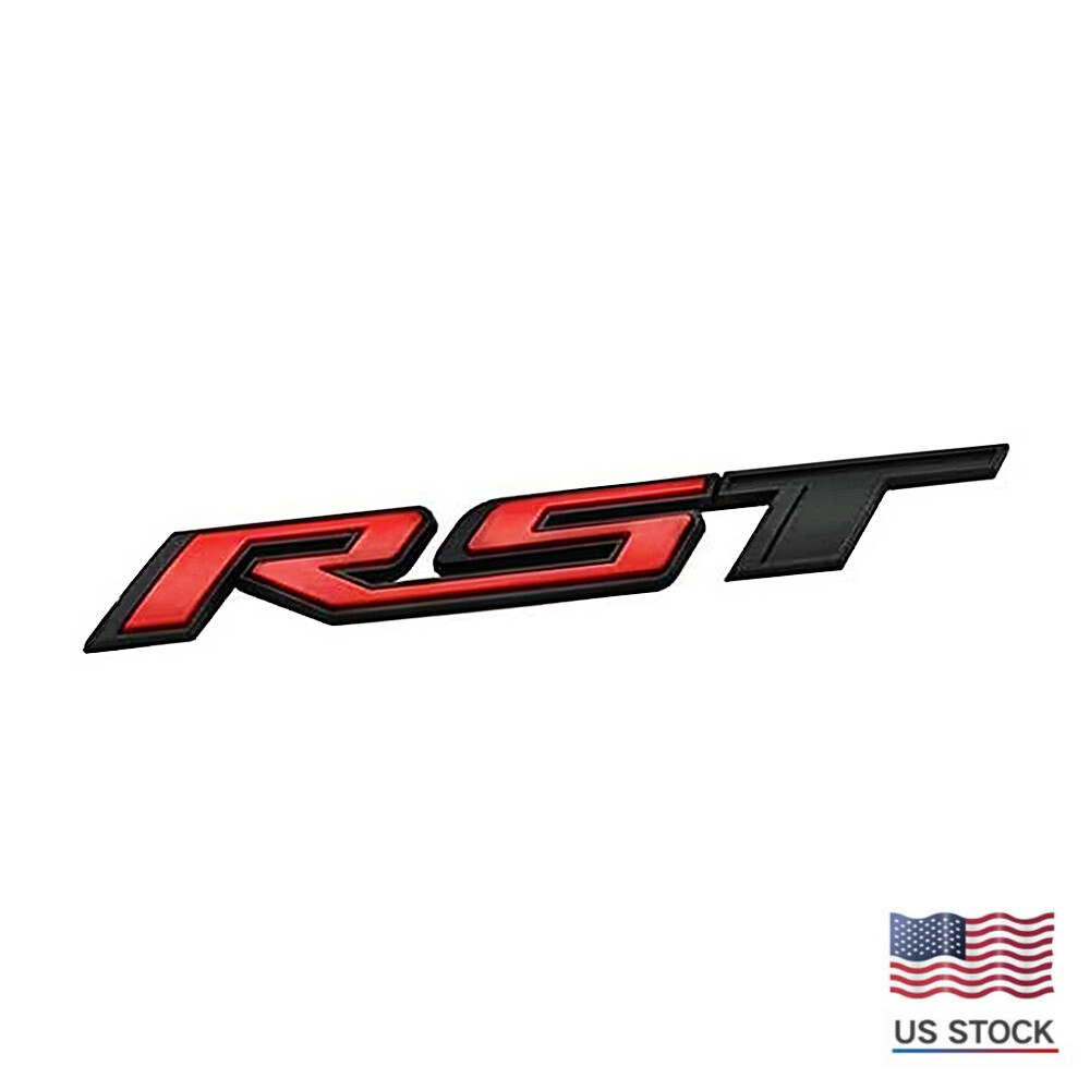 1ps* RST Emblem Letter For Chevrolet Silverado Tahoe Suburban Side Door ...