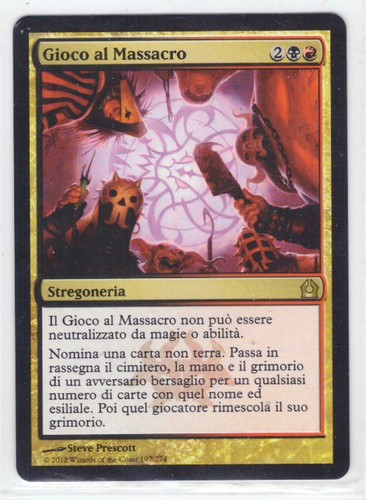 Magic Gioco al Massacro - Salughter Games 197/274 RTR R ITA | eBay