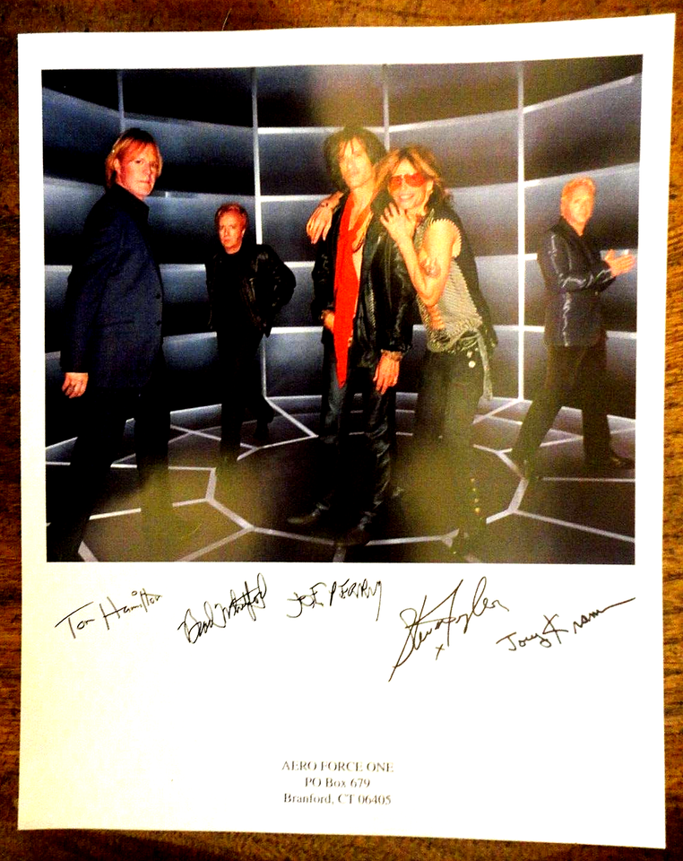 1998 AEROSMITH AF1 FAN CLUB PACKAGE*ORIGINAL BAND PHOTO--AUTOGRAPHED | eBay