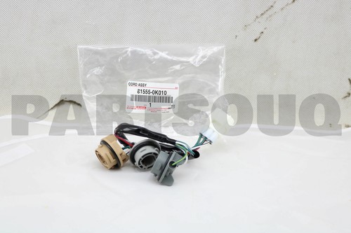 815550K010 Toyota SOCKET & WIRE SUB-ASSY, REAR COMBINATION LAMP, RH/LH ...