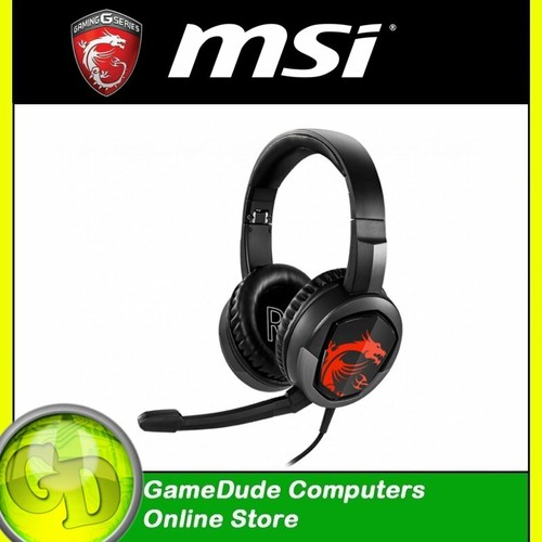 MSI IMMERSE GH30 V2 Gaming Headset - 3.5mm Audio Jacks - Detachable Mic ...
