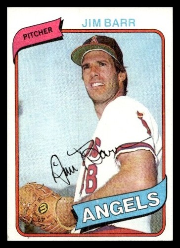 1980 Topps #529 Jim Barr California Angels Baseball card | eBay