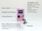TinyCircuits Thumby (Pink) Tiny Game Console Playable Programmable ...