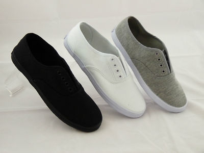 Raben Shoes Slip On Canvas With Laces Grey Black White size from Euro ...