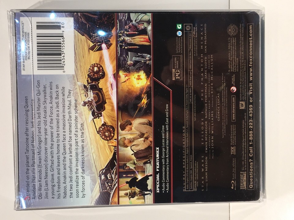 5 STEELBOOK Box Protectors / Protective Sleeves Clear Display Cases ...