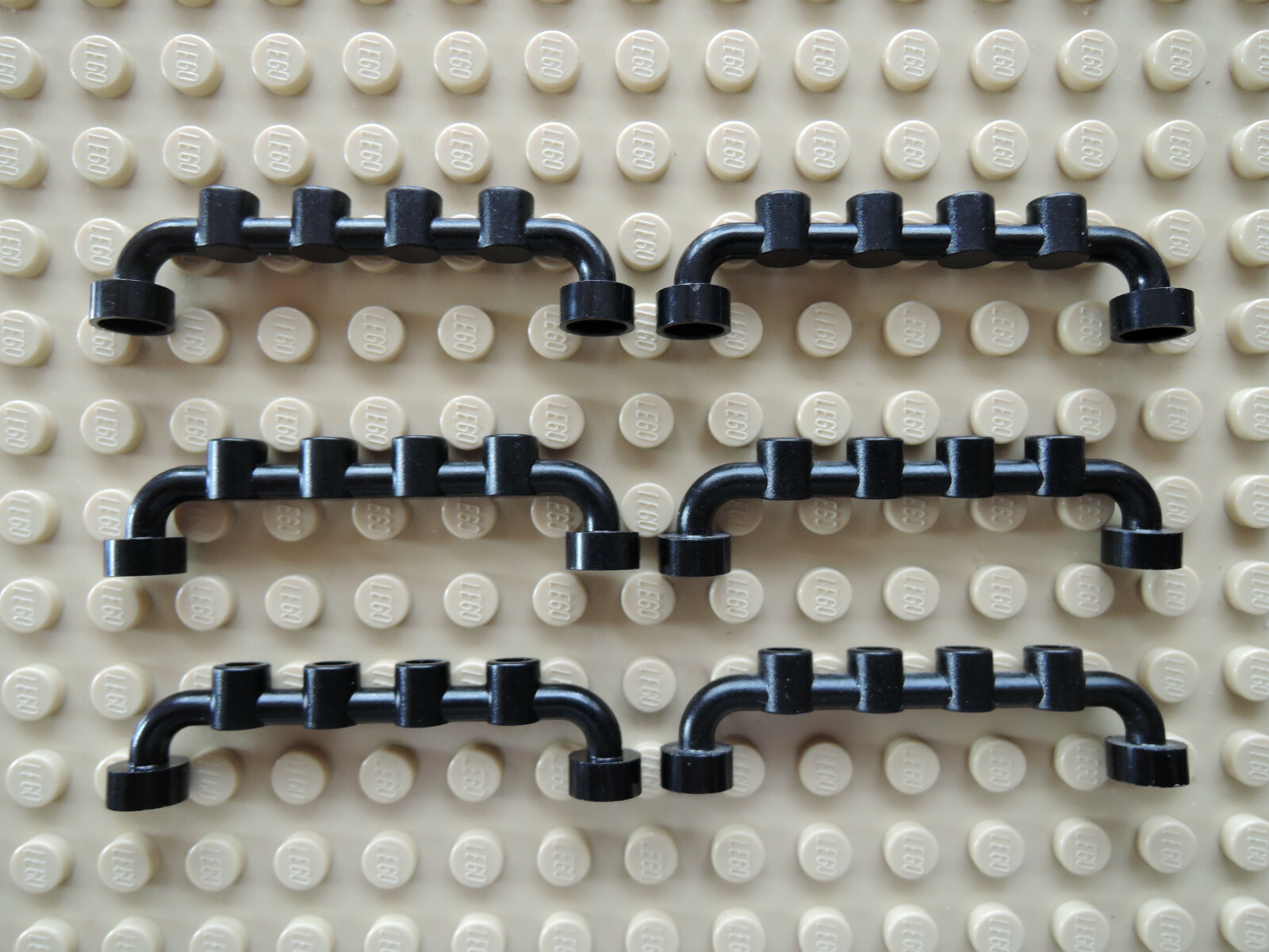 Lego 6 x Absperrung Zaun 6140 schwarz 1x6 Noppe geschlossen | eBay.de