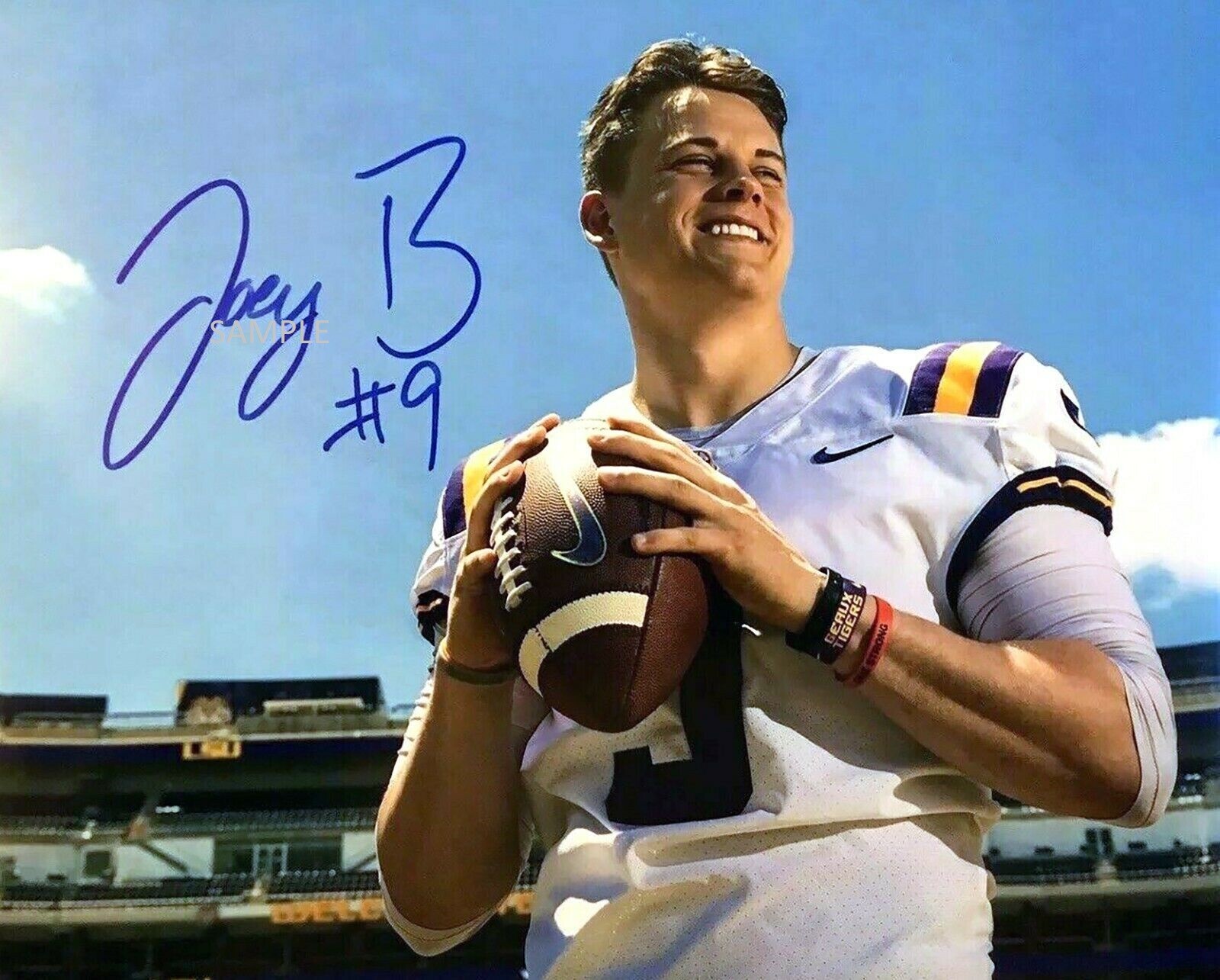JOE BURROW #1 REPRINT 8X10 AUTOGRAPHED SIGNED PHOTO MAN CAVE GIFT ...