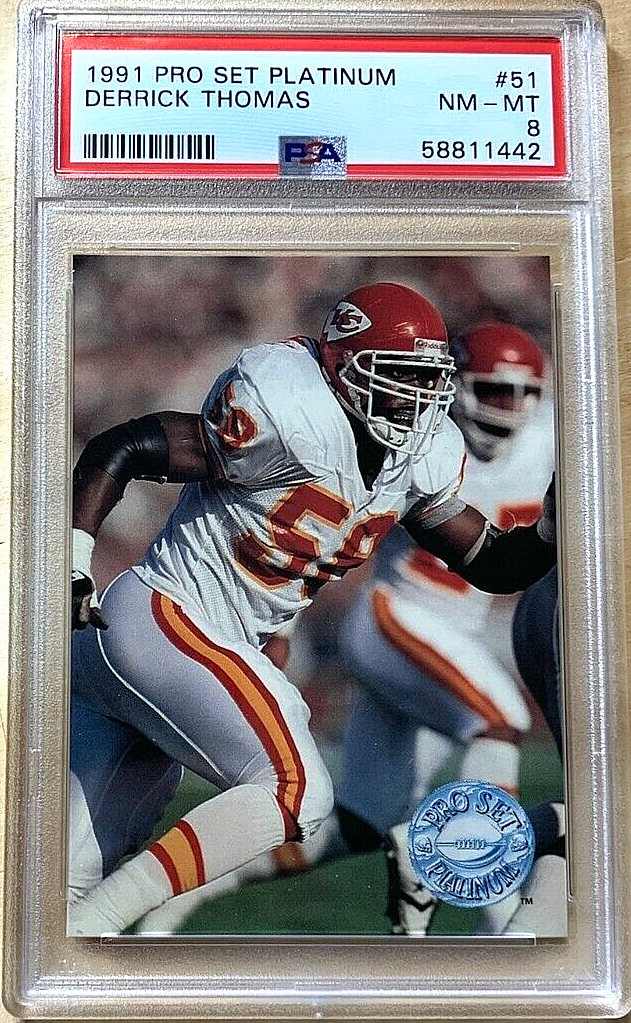 1991 Pro Set Platinum - #51 Derrick Thomas for sale online | eBay