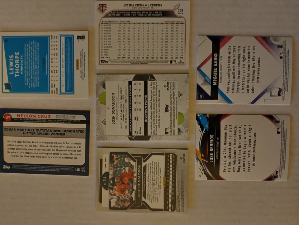 Minnesota twins card lot. fire,inception,prizm | eBay