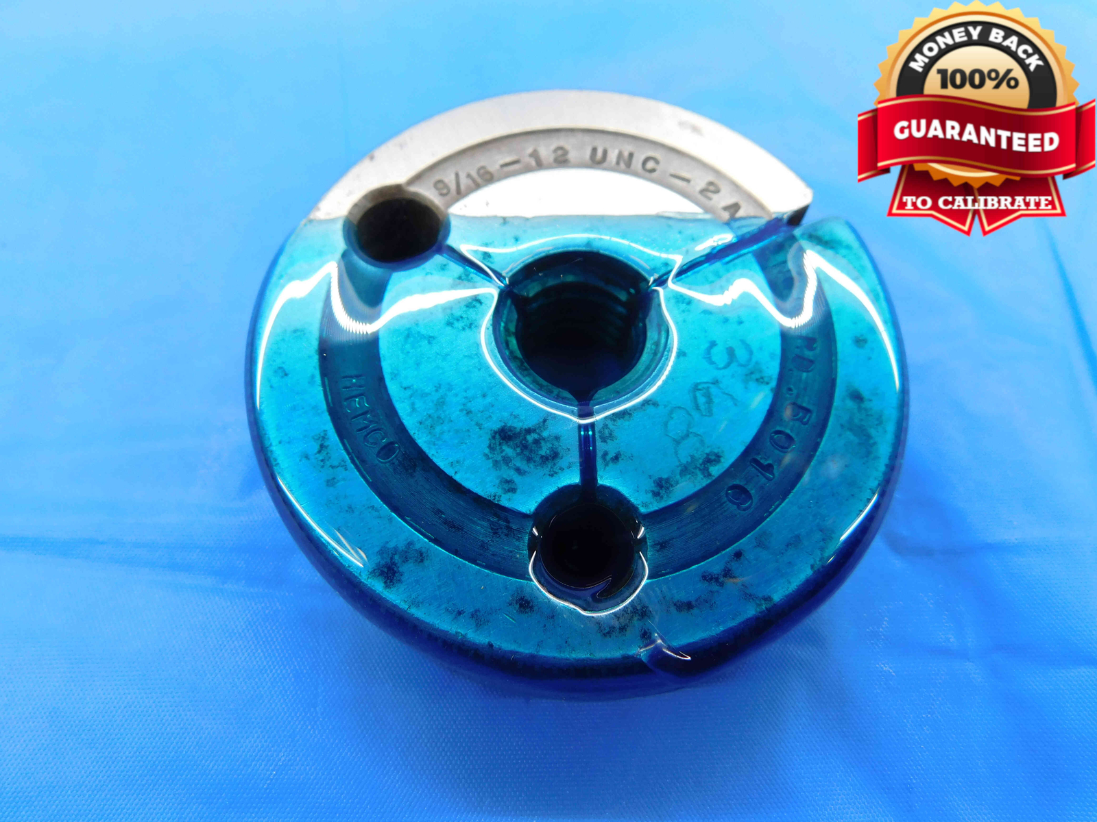 9/16 12 UNC 2A THREAD RING GAGE .5625 NO GO ONLY P.D. = .5016 ...
