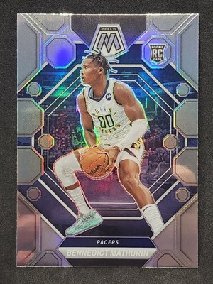 Benedict Mathurin - 2023 Panini Mosaic - Silver Prizm Holo RC - Indiana ...