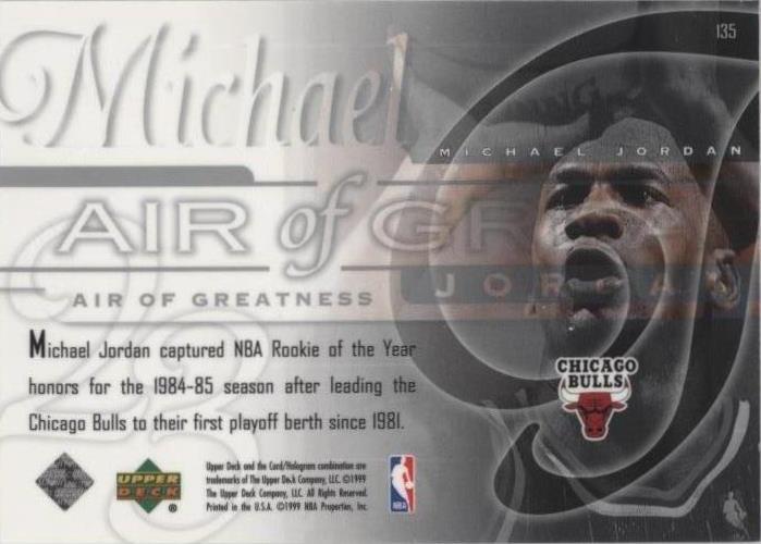 1999-00 Upper Deck - Michael Jordan #135 for sale | eBay