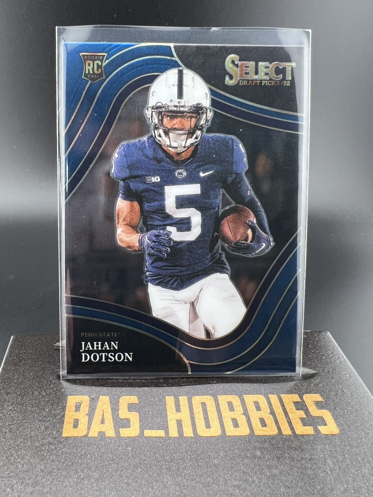 2022 Select Draft Pick #196 Field Level Blue Jahan Dotson Rookie PSU ...