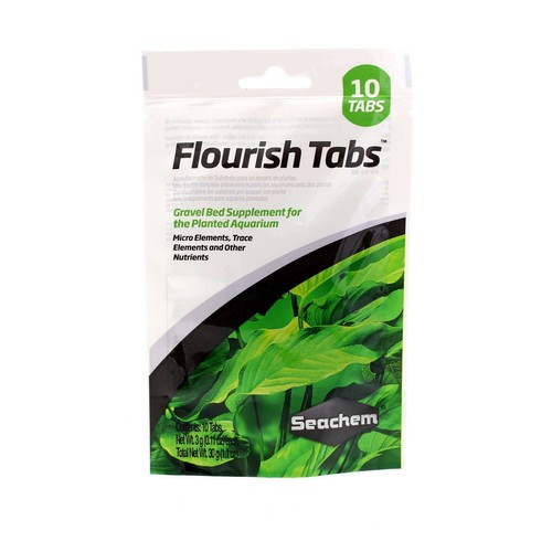 Flourish Tabs Seachem 10 Tablets Growth Stimulating Plant Roots ...