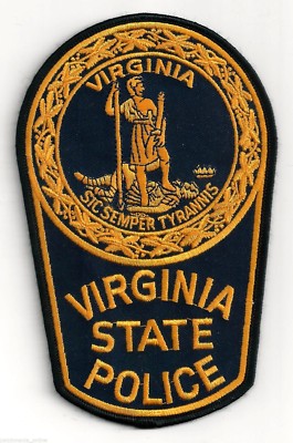 VIRGINIA STATE POLICE - SHOULDER PATCH - IRON OR SEW-ON PATCH | eBay