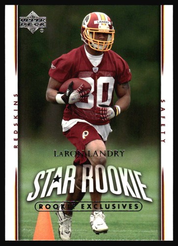 2007 Upper Deck LaRon Landry Rookie #282 Washington Redskins | eBay